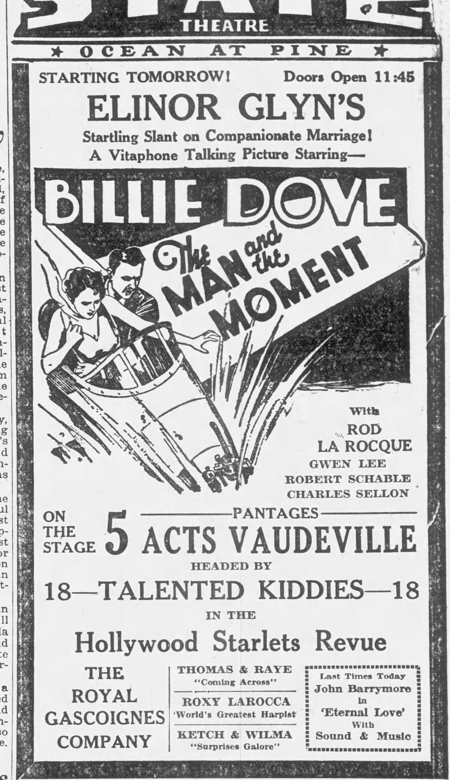 Family History #1: Teens, 1920s, Vaudeville. Joseph And Roxy LaRocca ...